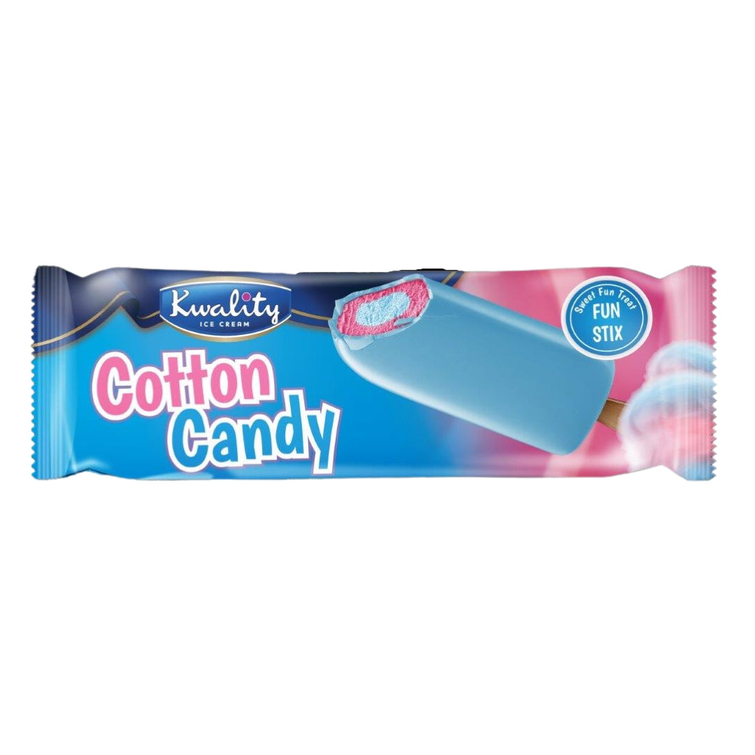 Kwality Water Based Cotton Candy Ice Cream Stick 80ml (Pack of 10 ...