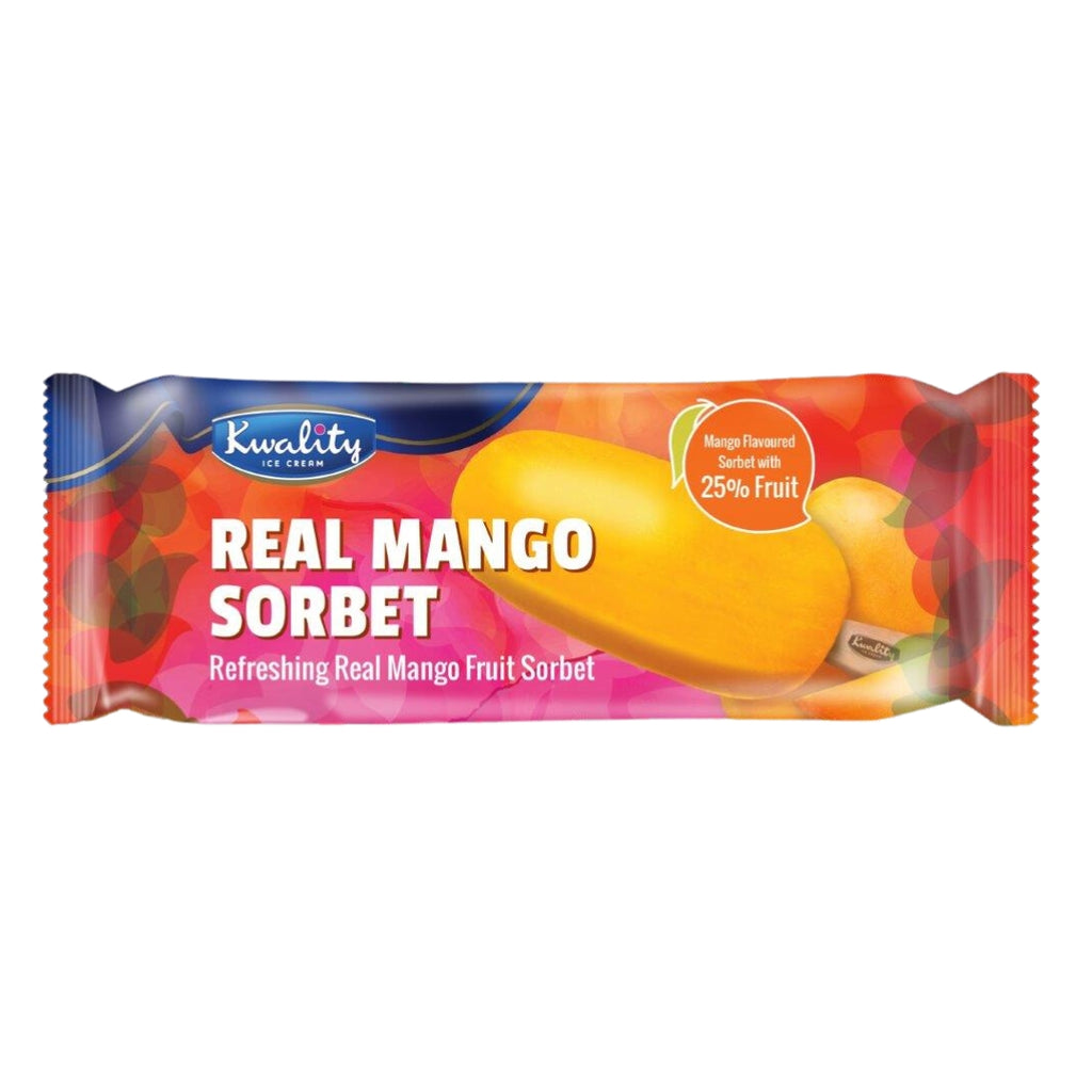Kwality Water Based Mango Sorbet Ice Cream Stick 70ml (Pack of 12 ...