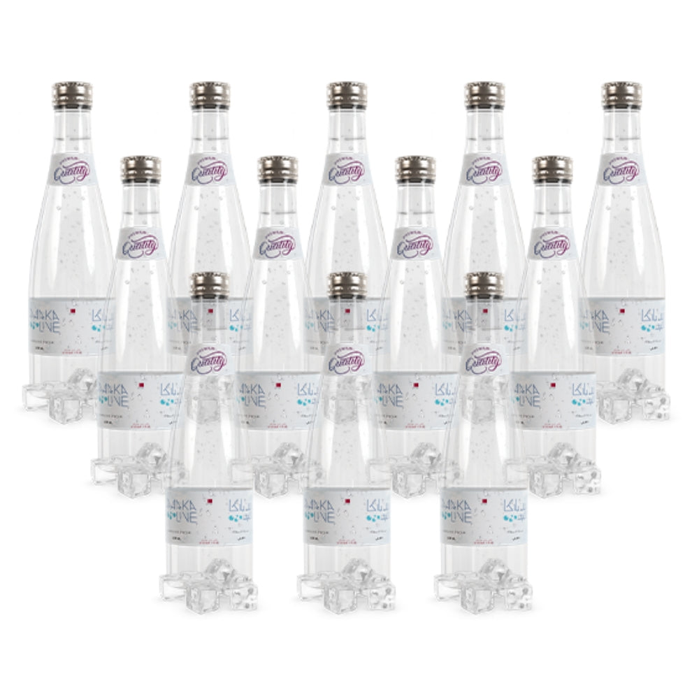 Alkalive Sparkling Water Glass 330ml - (2 Packs of 6 Pieces - Total 12 ...