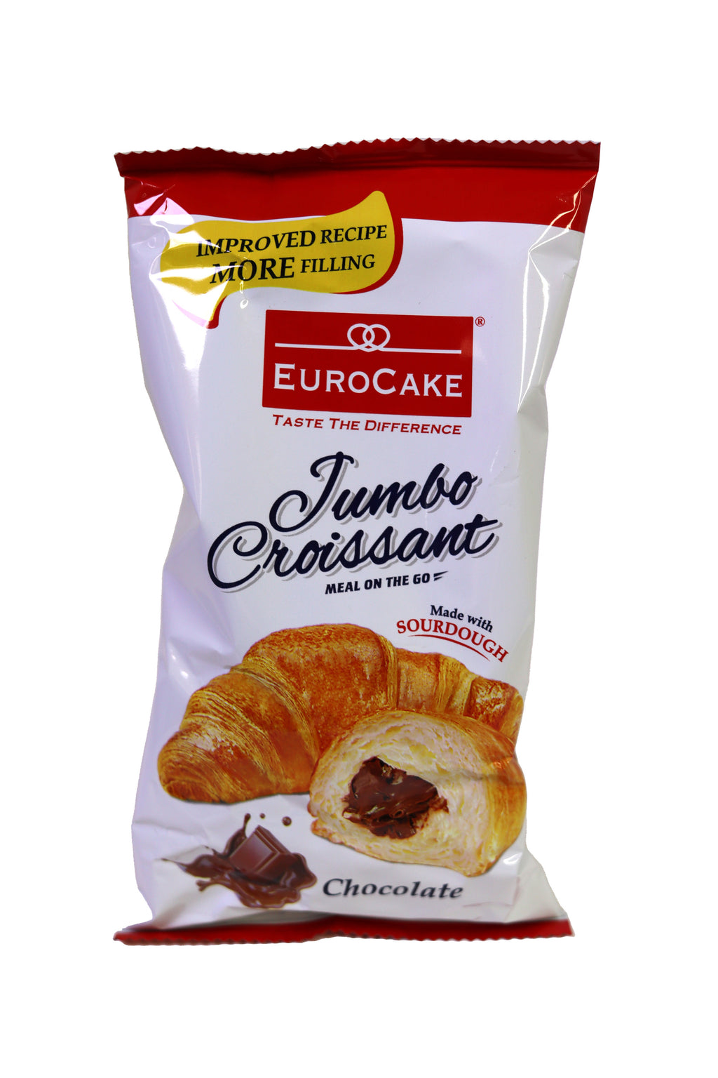 Eurocake Jumbo Croissant Chocolate 50g (Pack of 6)