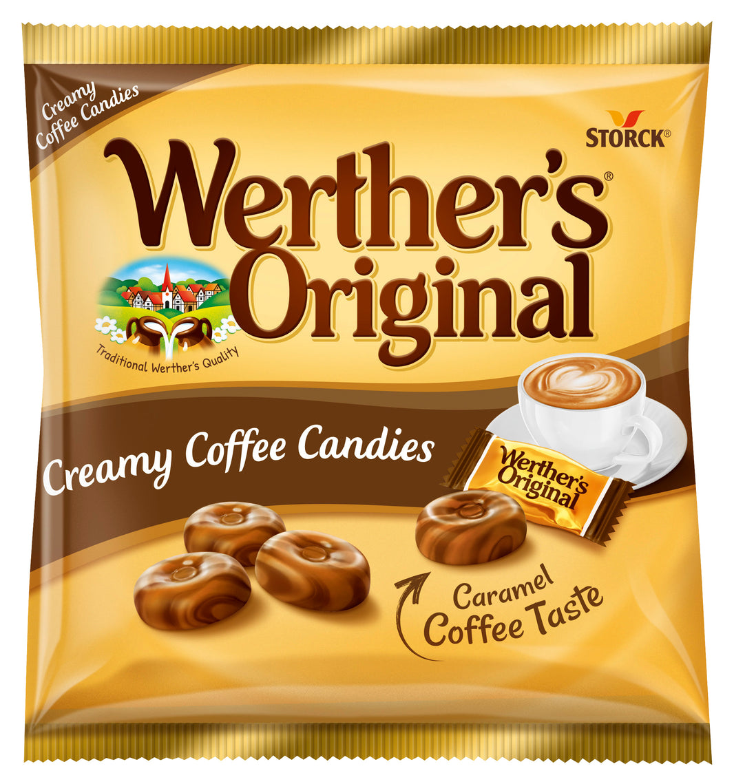 Werthers Orignal Coffee Crème 125g (Pack of 3)