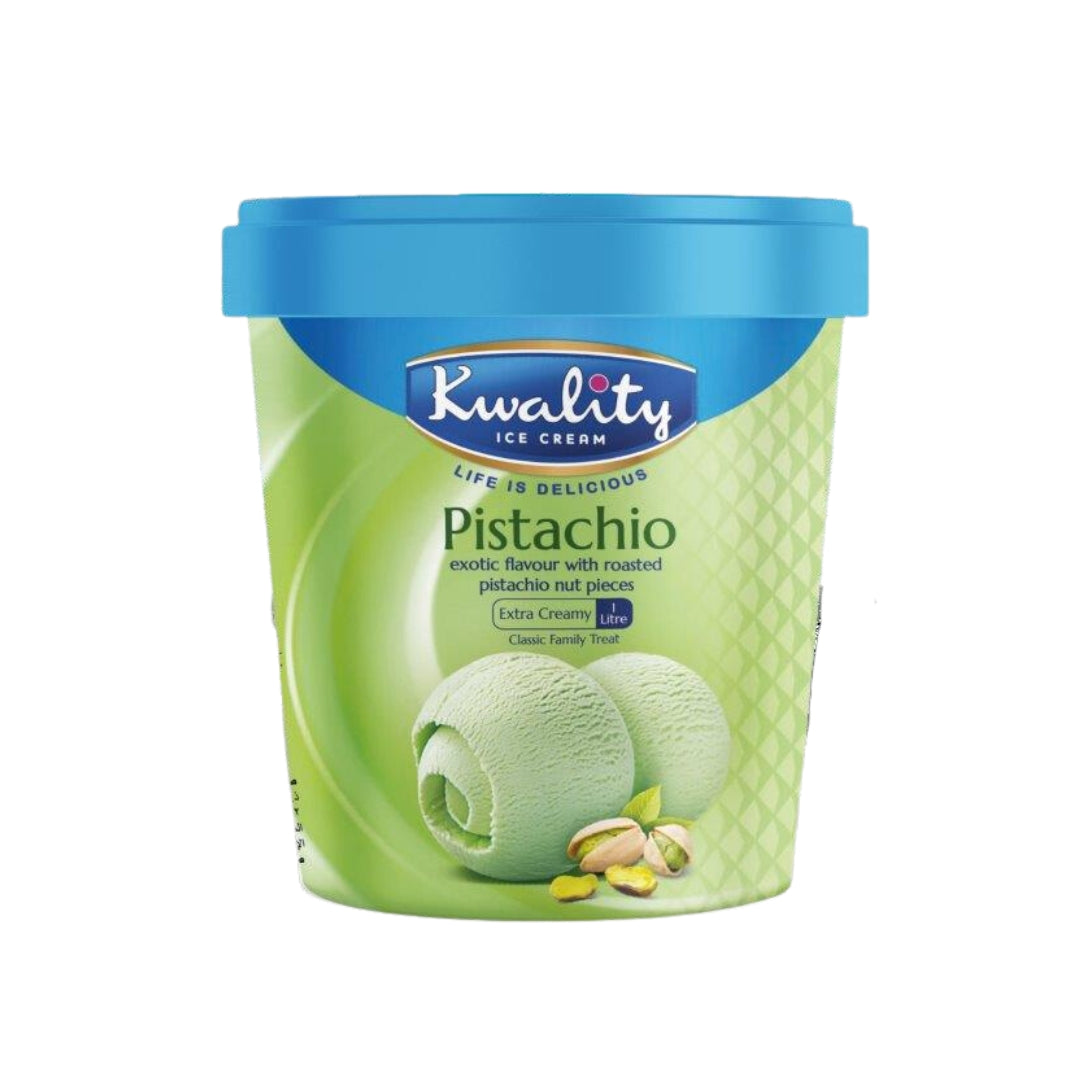 Kwality Ice Cream 1 Ltr Pistachio (Pack of 3) – Billjumla.com