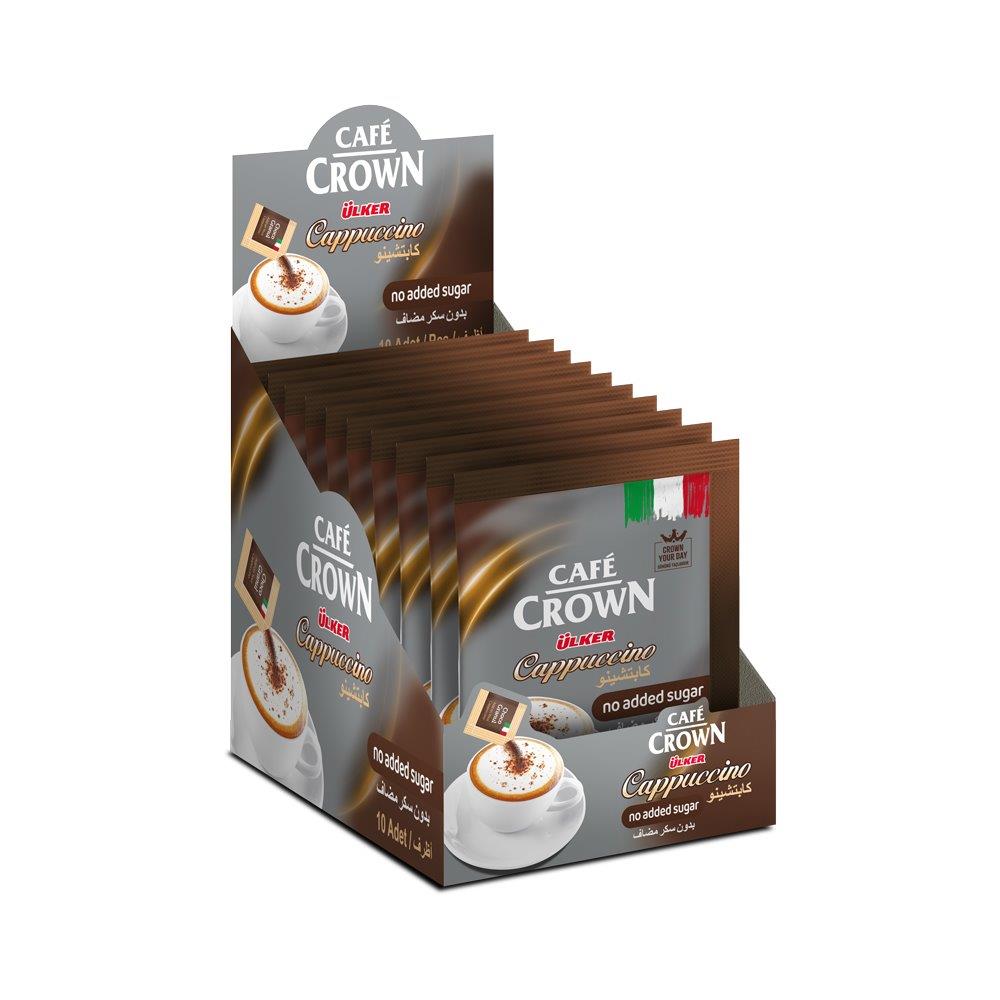 Ulker Cafe Crown Cappuccino Nas 12.5g (Pack of 10 Pieces)