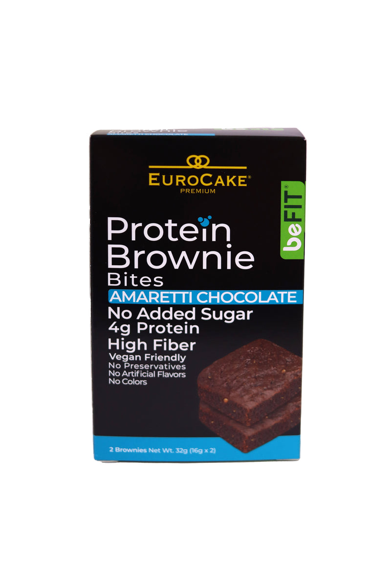 Eurocake Premium BeFIT Protein Brownie Bites 32g (Pack of 4 ...