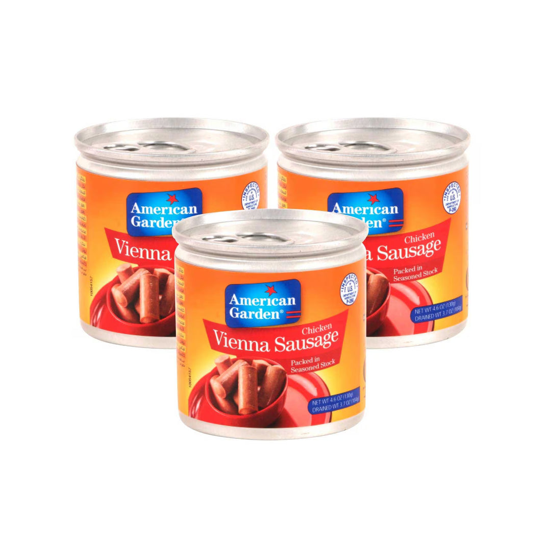 American Garden Chicken Vienna Sause 142g (Pack of 6)