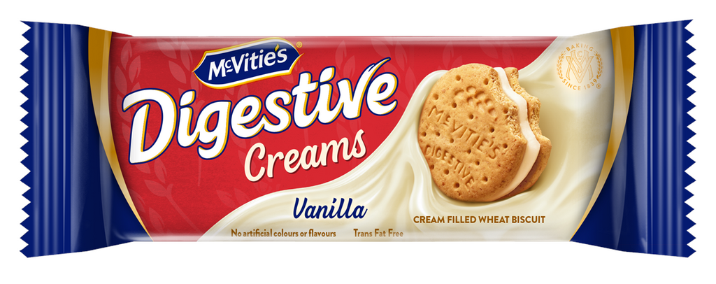 McVitie's Digestive Creams Vanilla 480 Gm (Pack of 2) (40gm x 12 Piece