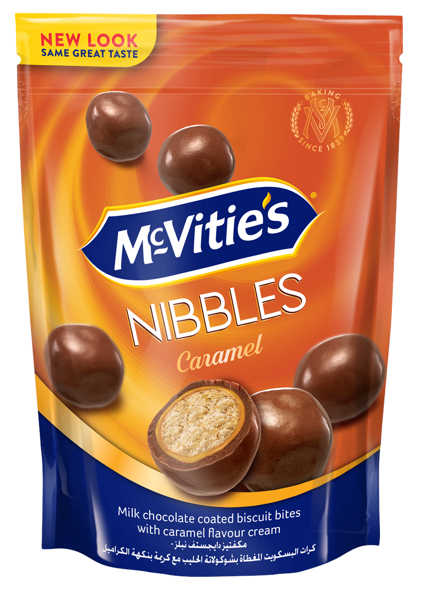 McVitie's Nibbles Caramel 110 Gm