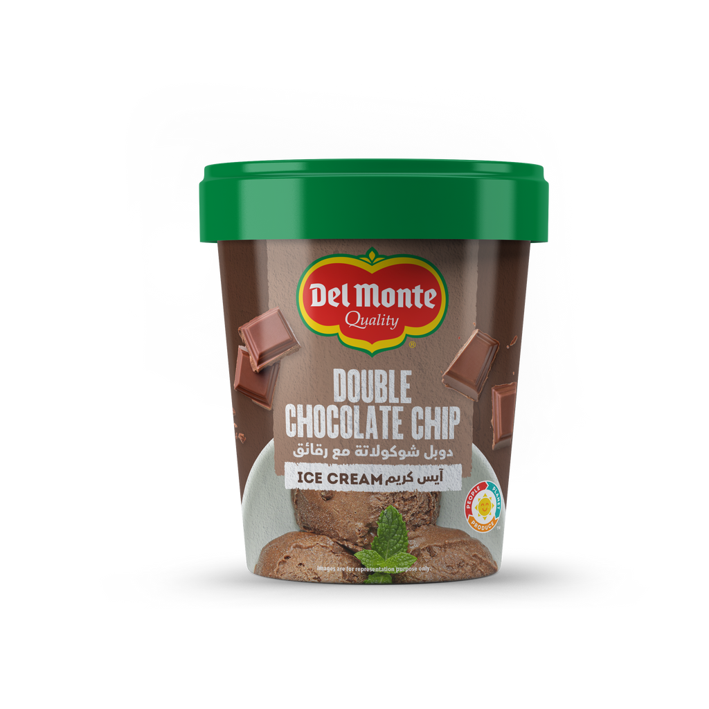 Del Monte Double Chocolate Ice Cream 500ml (Pack of 3)