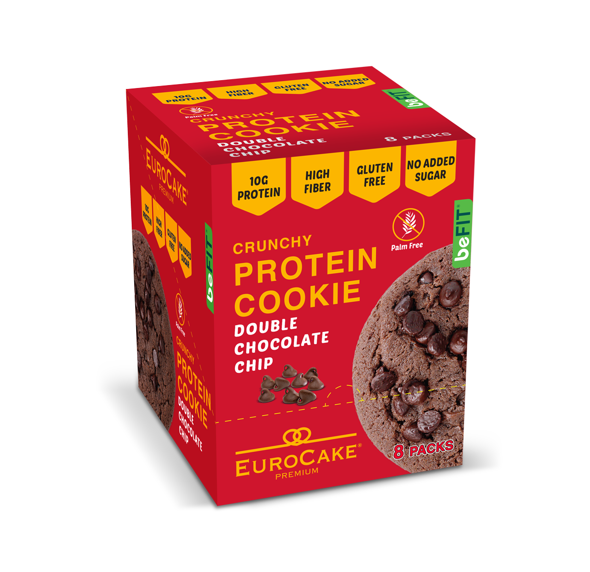 Eurocake Protein Cookie Double Chocolate 40g (Pack of 2) – Billjumla.com