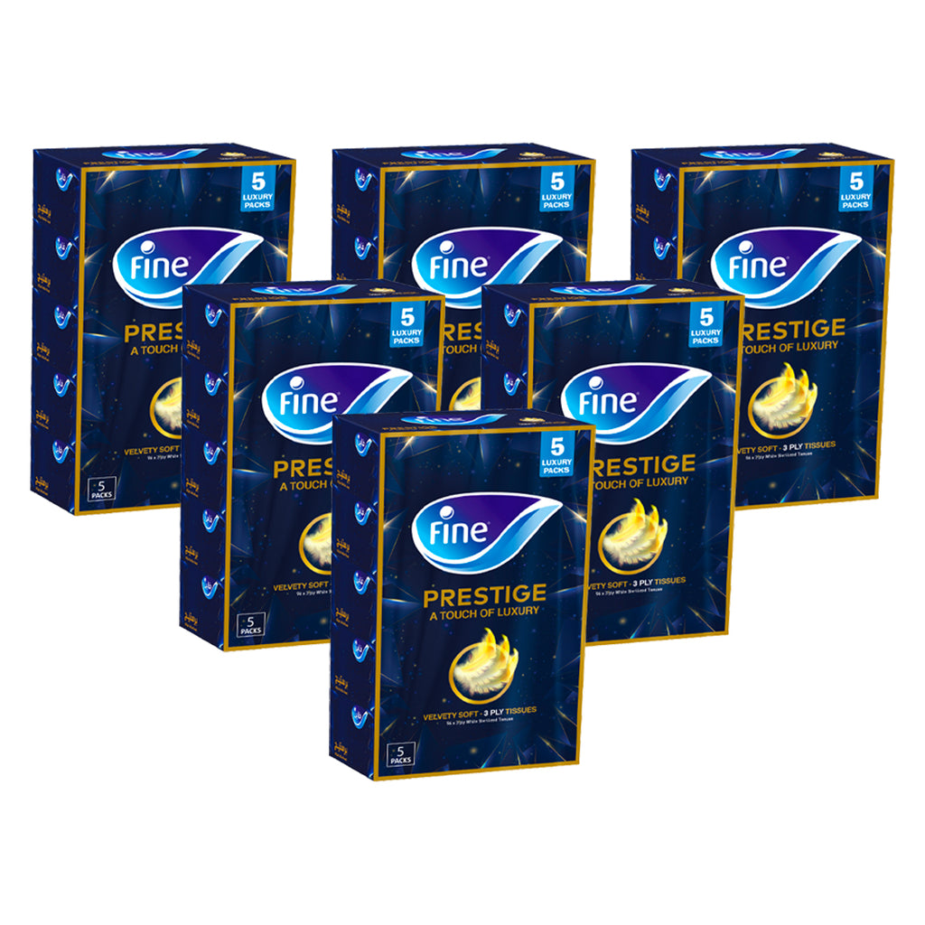 Fine Facial Tissues Prestige 96 Sheets 3 ply - Total 30 Boxes ...