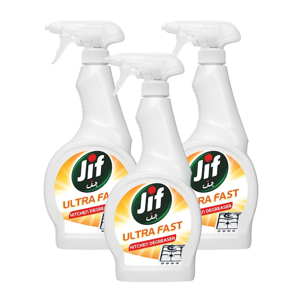Jif Ultrafast Kitchen Spray 500ml - (Pack of 3)