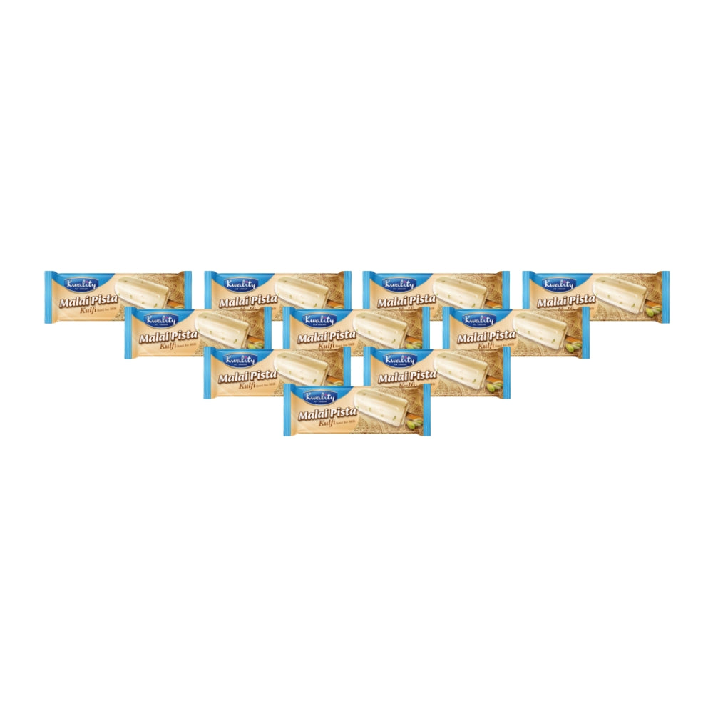 Kwality Malai Pista Kulfi Stick 65ml (Pack of 10) – Billjumla.com