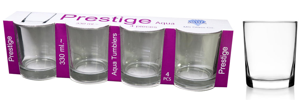 Mahmood Saeed Prestige Water Glass 3 Pcs Set 330ml (Pack of 3)