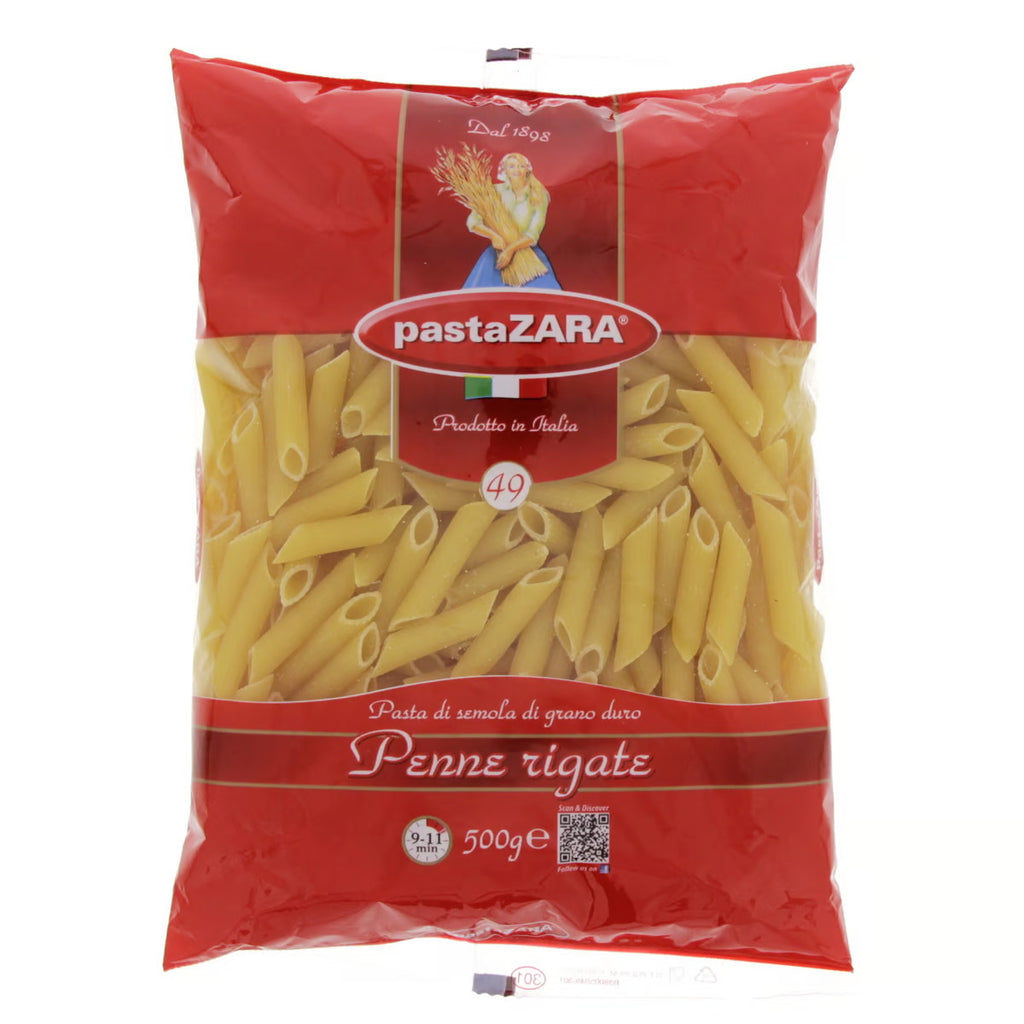 Pasta Zara Penne Rigate 500g