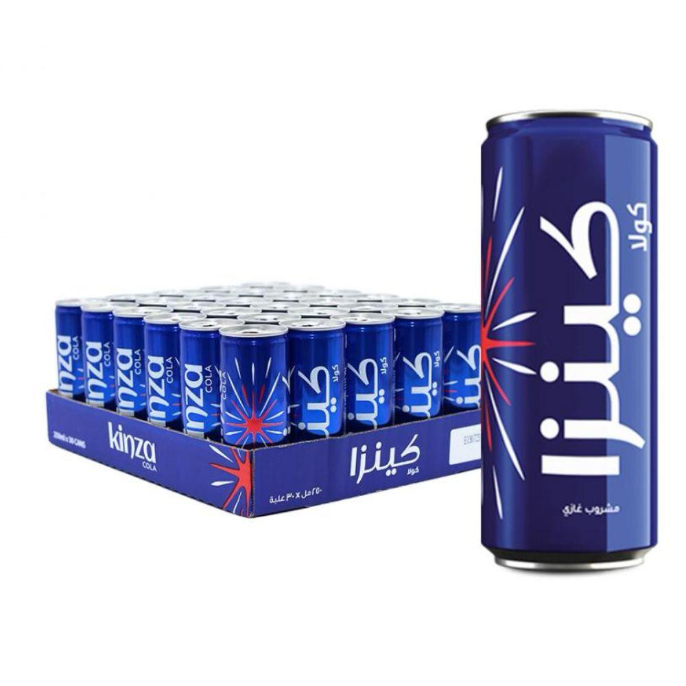 Kinza Cola Can 250ml (Pack of 30 Pieces) – Billjumla.com