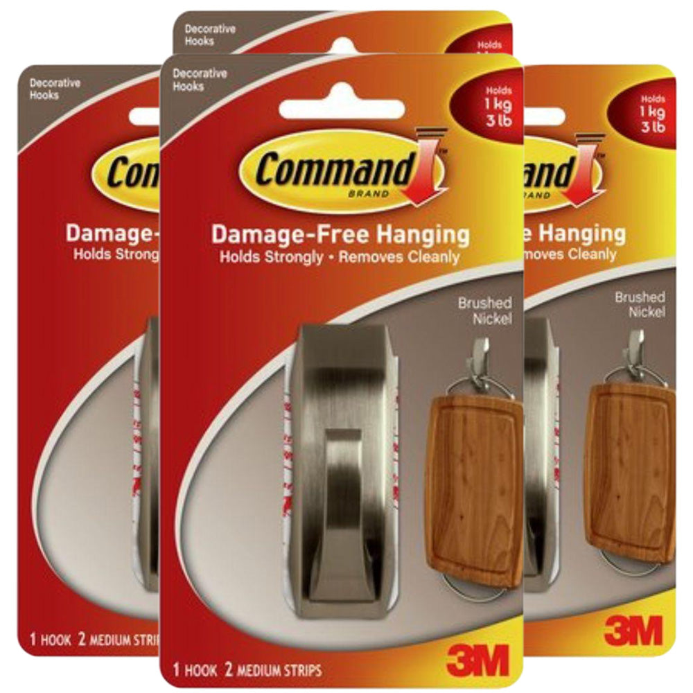 3M Command Modern Reflections Medium Hook - (Pack of 4)