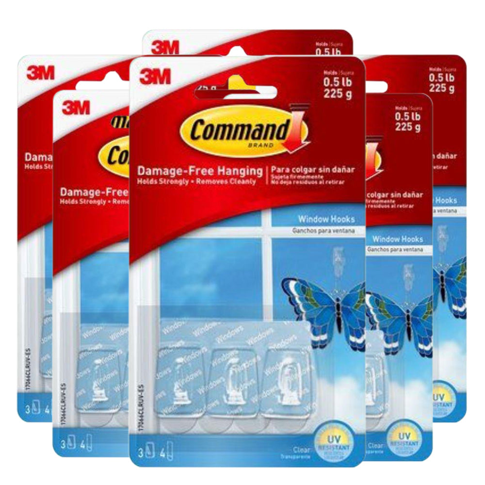 3M Command Window Hooks - (Pack of 6) – Billjumla.com
