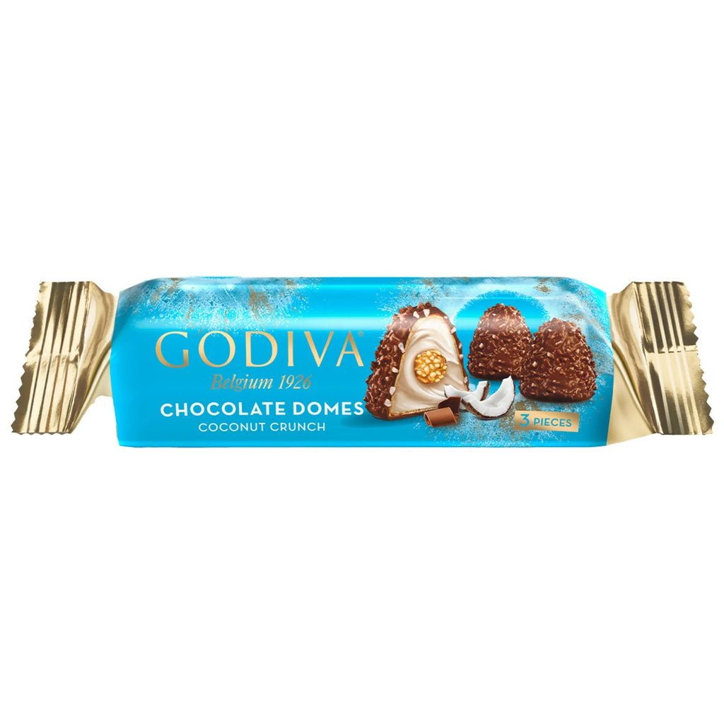 Godiva Chocolate Domes Coconut Crunch 30 Gm (Pack of 3)