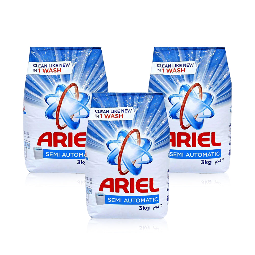 Ariel Powder Semi-Automatic 3Kg (Pack Of 3)