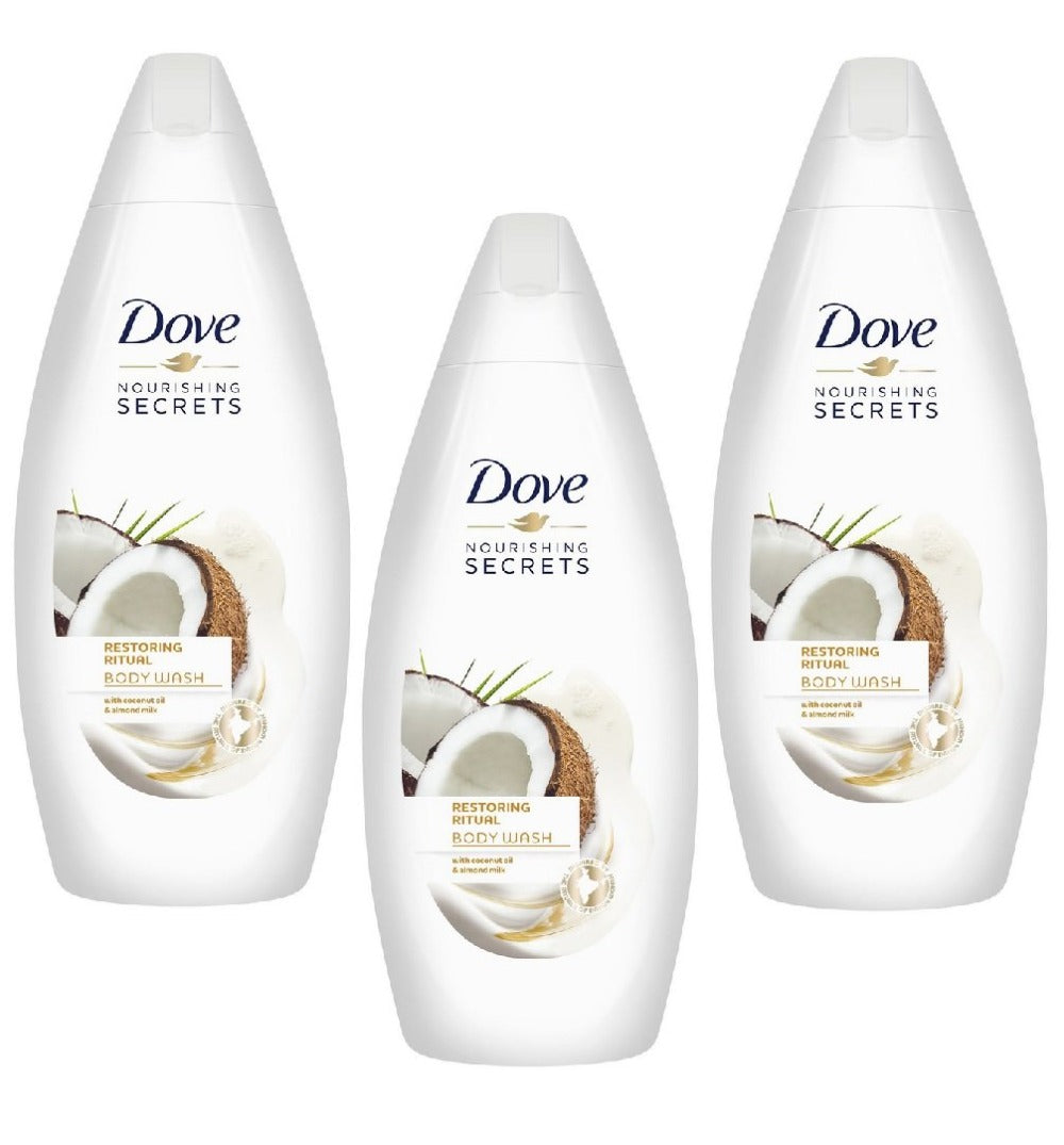 Dove Restoring Ritual Body Wash Coconut 500ml - (Pack of 3) – Billjumla.com
