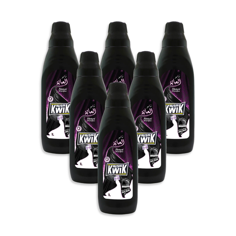 Kwik Abaya Shampoo 1 Litre (Pack of 6)