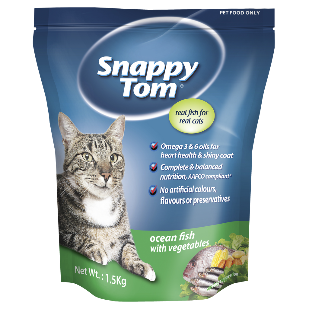 Snappy Tom Ocean Fish And Vegetables 1.5kg (Pack Of 2)