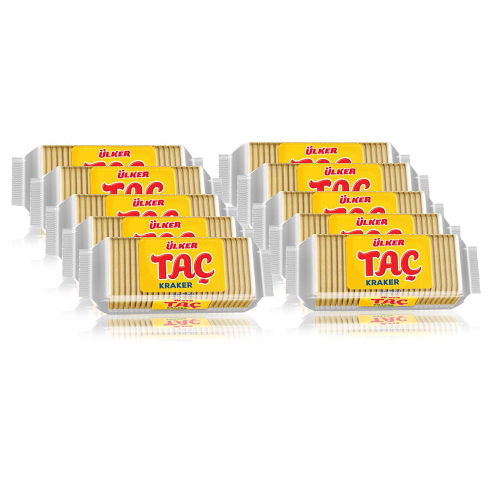 Ulker TAC Crackers 76G العادية (حزمة من 12 قطعة)