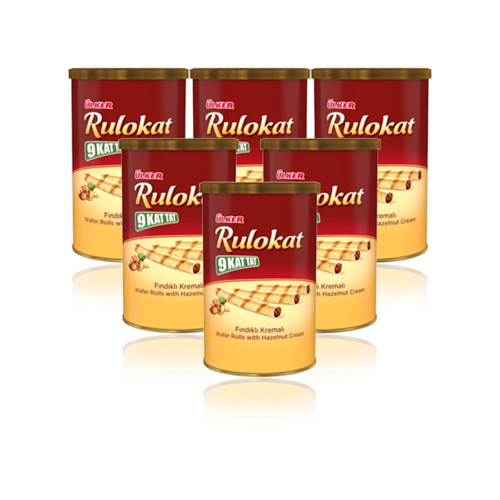 Ulker Rulokat Hazelnut Tin 170 Gm (Pack of 3 Pieces)
