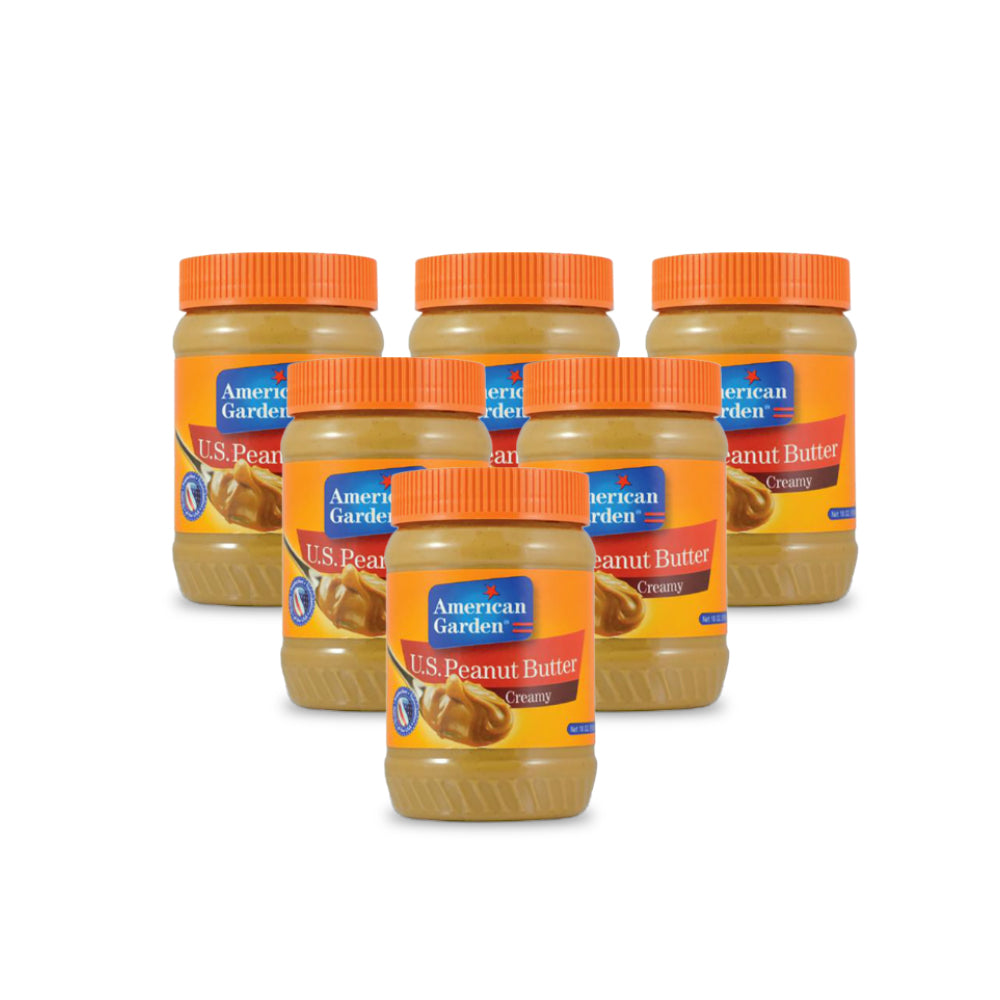 American Garden Creamy Peanut Butter 450g (Pack of 6) – Billjumla.com
