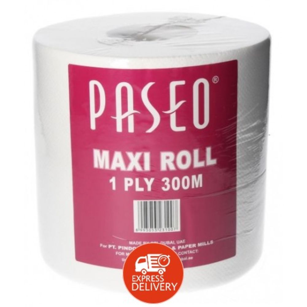 Paseo Maxi Roll 1Ply 300m - Total 6 Rolls – Billjumla.com