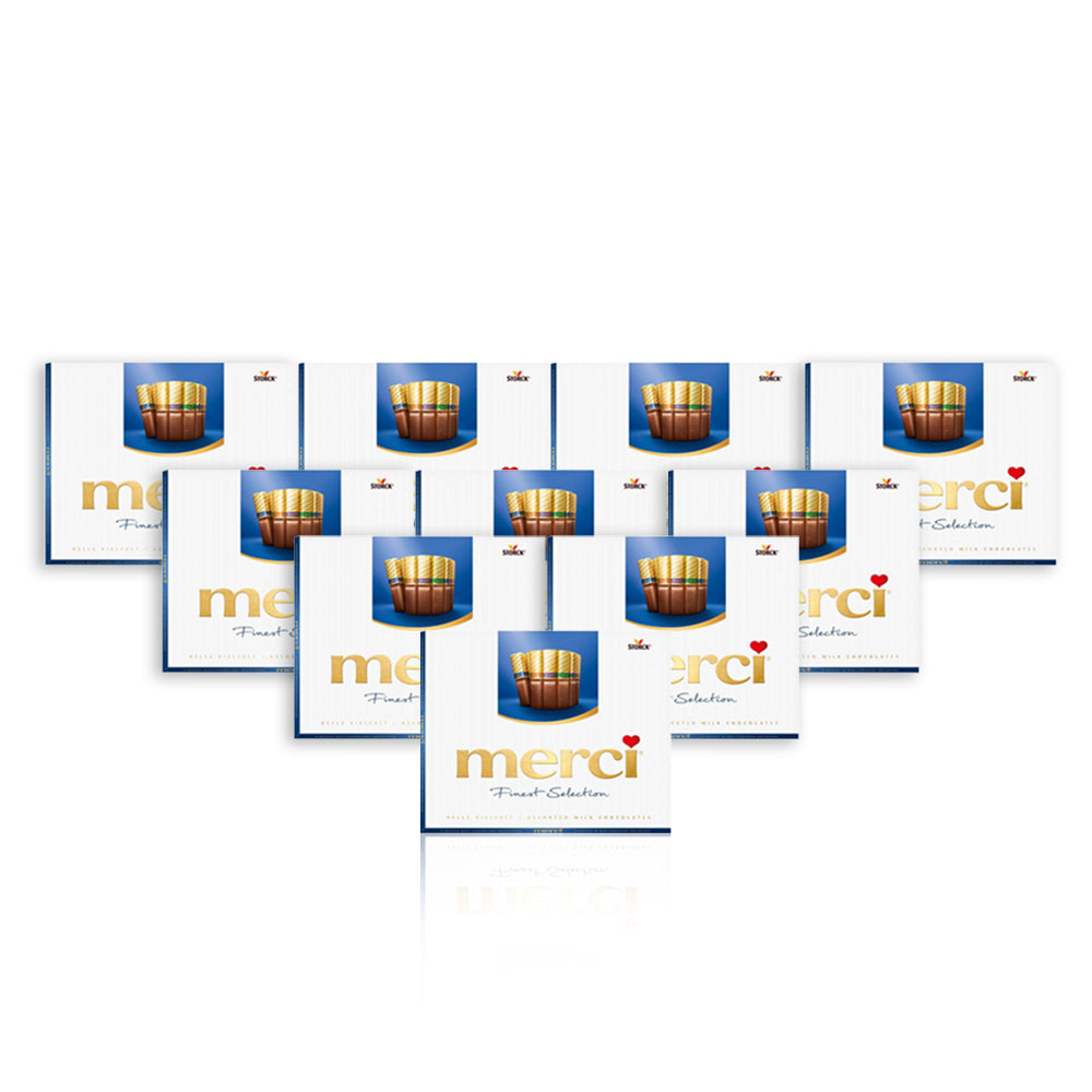 Storck Merci Finest Selection Milk Chocolates, 250g (Pack of 4 ...