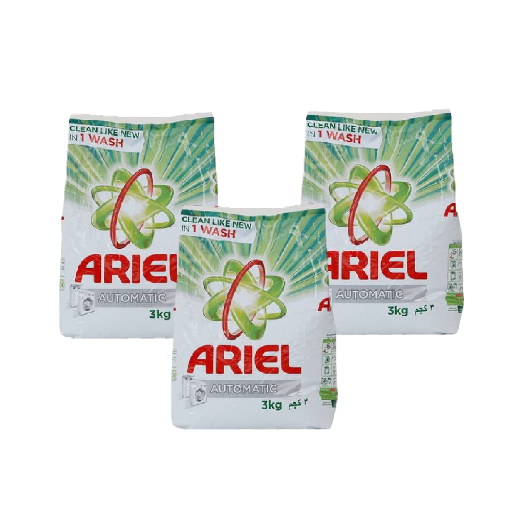 Ariel Powder Automatic 3Kg (Pack Of 3) – Billjumla.com