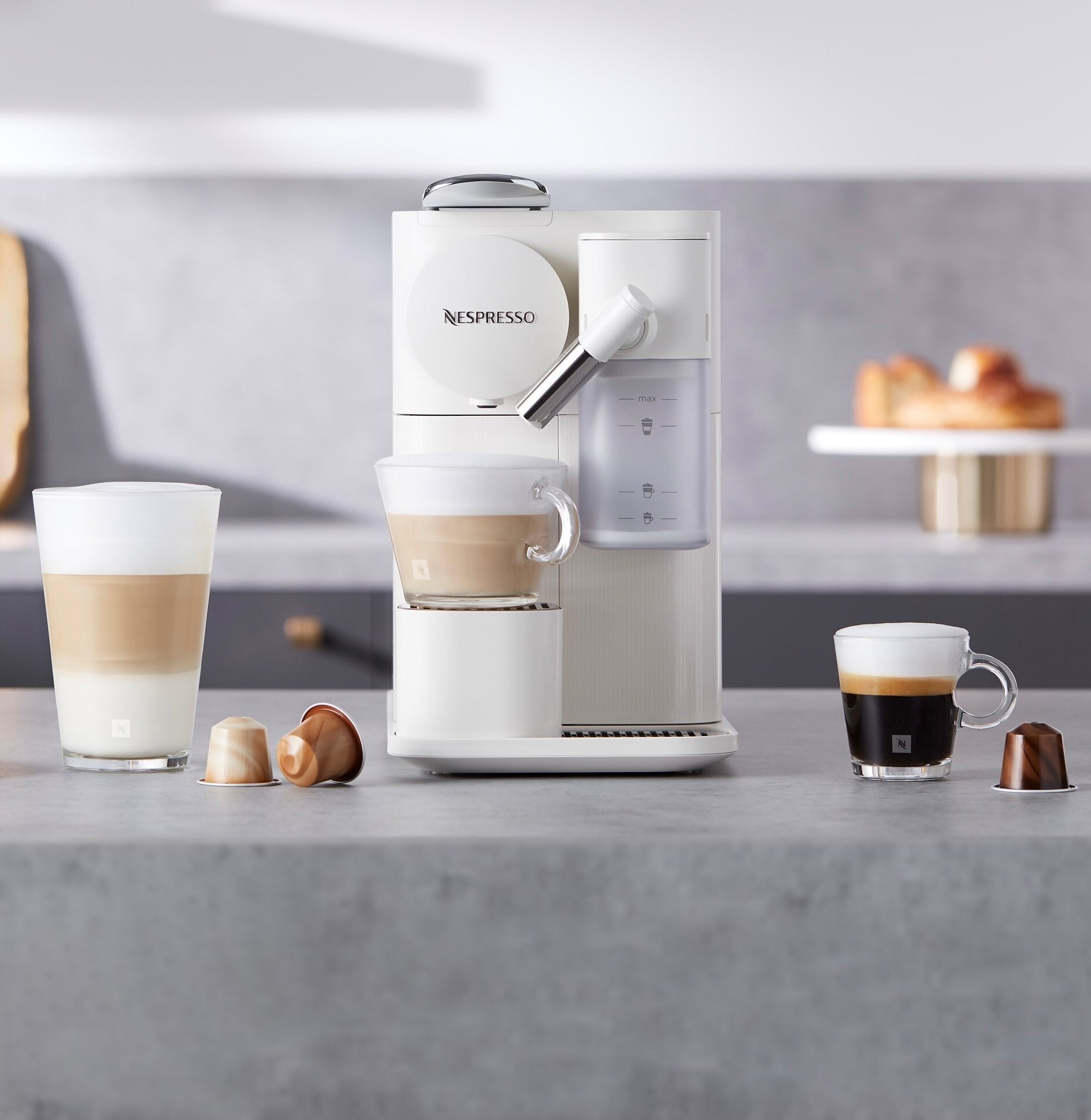 Nespresso Gran Lattissima White Coffee Machine – Billjumla.com