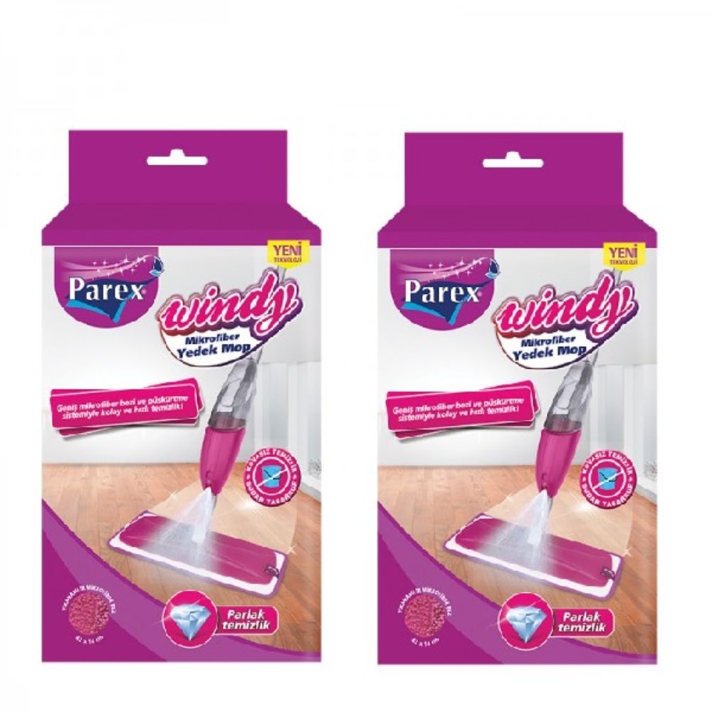 Parex Windy Spray Mop MicroFibre Refill - Pack Of 2 Pieces